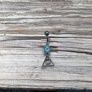 Jewelry | Blue Opal Harry Potter Belly Button Ring | Poshmark